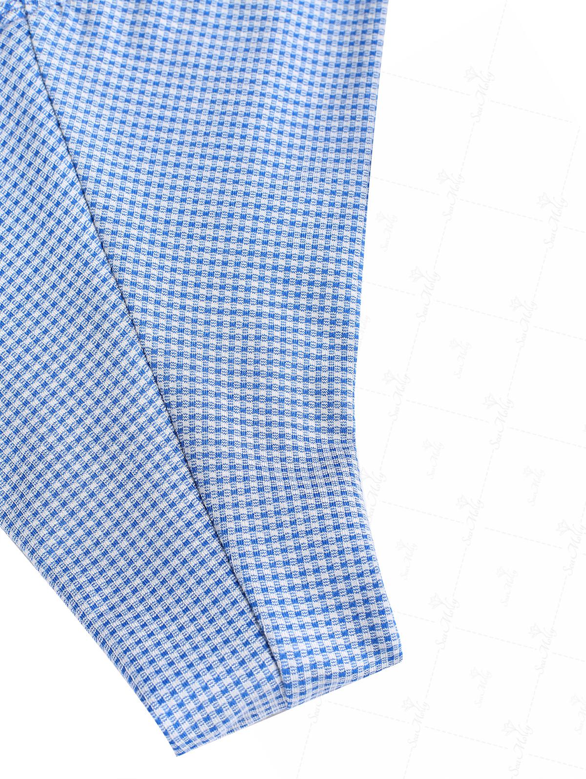 Seamolly Vintage Gingham Shell Decor Triangle Tops & Tie Side Brazilia